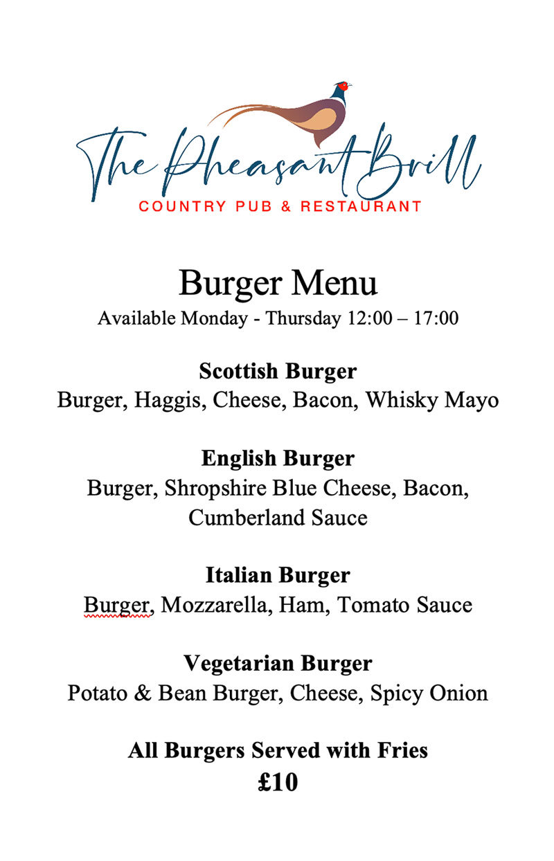 The Pheasant, Country Pub and restaurant in Brill - 01844 239370